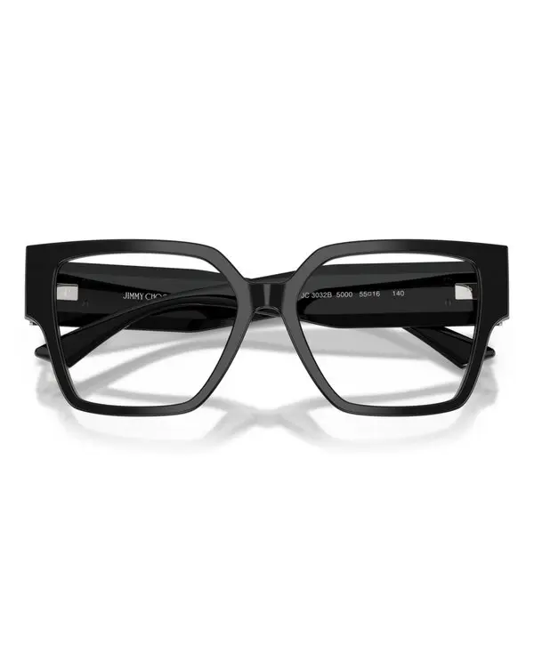 JIMMY CHOO Square Frame Eyeglasses - Black