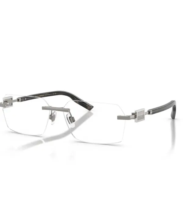 Dolce & Gabbana Rectangle Eyeglasses - Gunmetal
