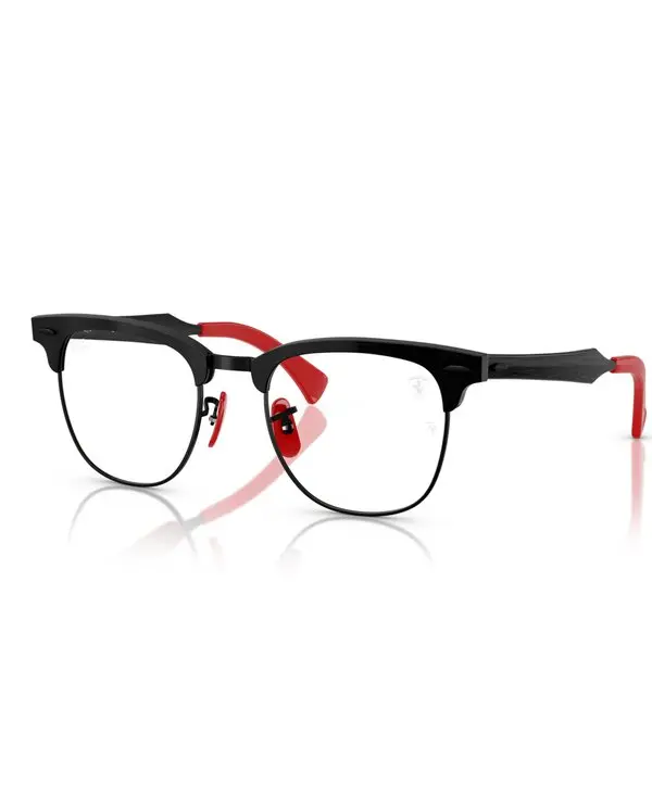 Ray-ban Scuderia Ferrari Collection Eyeglasses - Brushed Black On Black