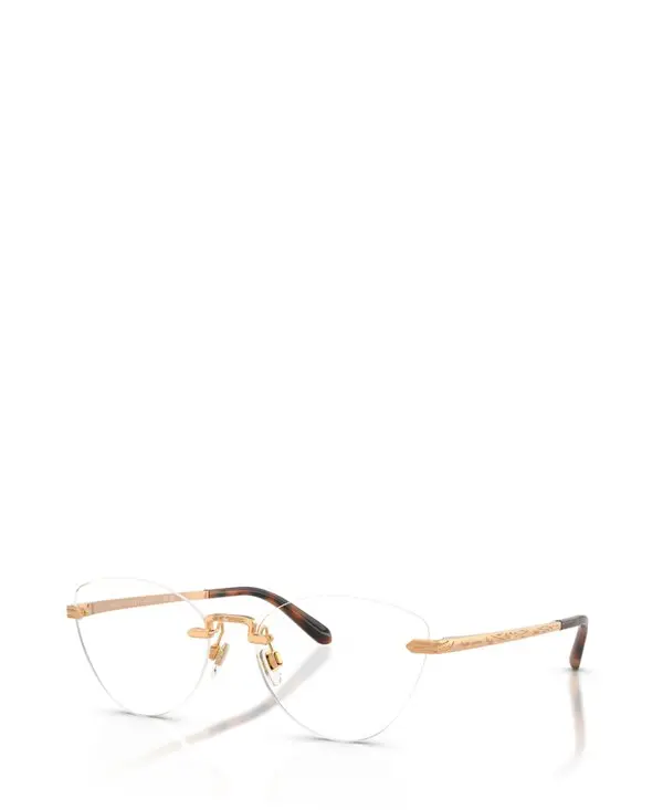 Ralph Lauren Cat Eye Eyeglasses - Shiny Antique Gold