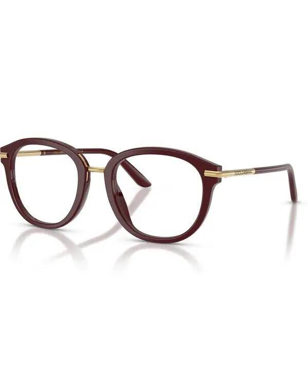 Dolce & Gabbana Phantos Eyeglasses - Bordeaux
