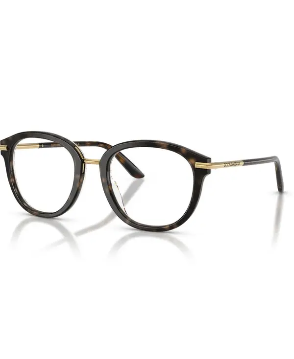 Dolce & Gabbana Phantos Eyeglasses - Havana On White Barrow