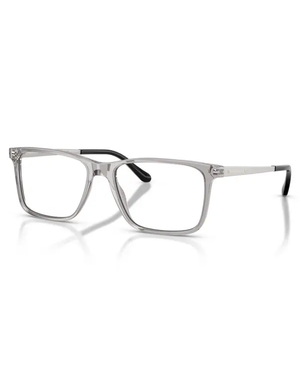 Ralph Lauren Square Acetate Eyeglasses - Transparent Gray