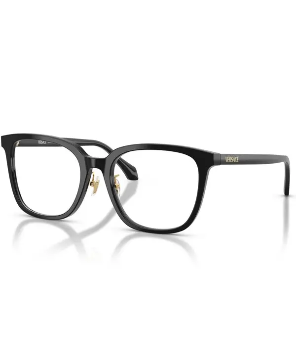 Versace Full Rim Acetate Eyeglasses - Black