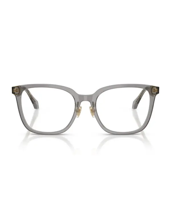 Versace Full Rim Acetate Eyeglasses - Transparent Gray