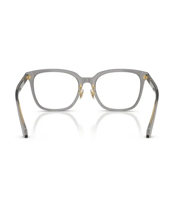 Versace Full Rim Acetate Eyeglasses - Transparent Gray