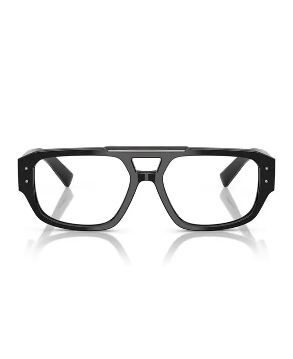 Dolce & Gabbana Aviator Eyeglasses - Brushed Black