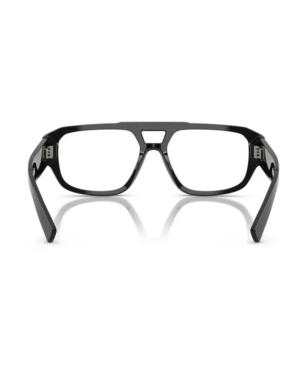Dolce & Gabbana Aviator Eyeglasses - Brushed Black