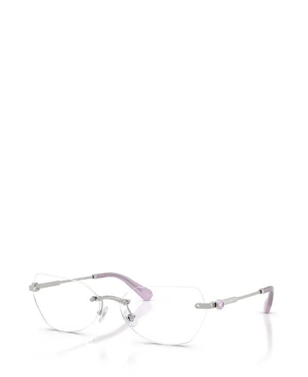 SWAROVSKI Rimless Eyeglasses - Silver