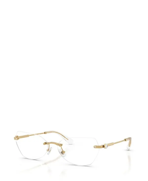 SWAROVSKI Rimless Eyeglasses - Gold