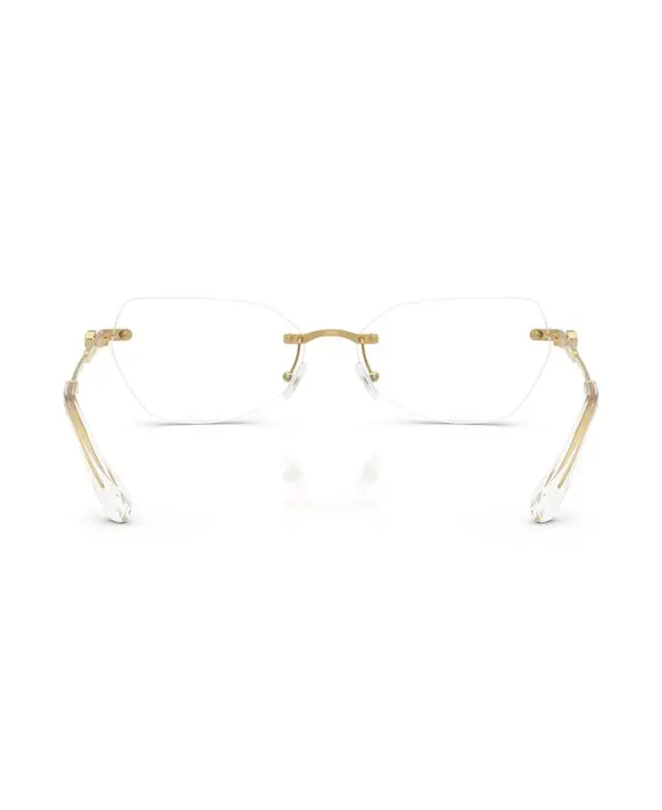 SWAROVSKI Irregular Frame Eyeglasses - Gold