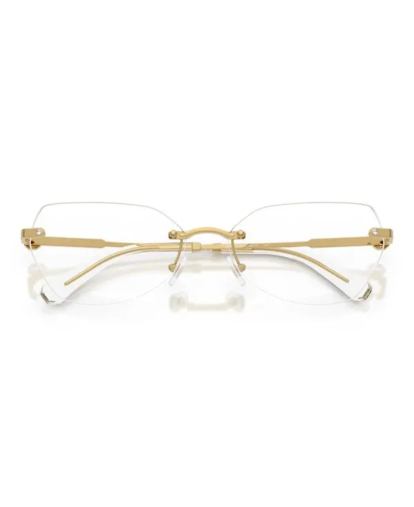 SWAROVSKI Irregular Frame Eyeglasses - Gold