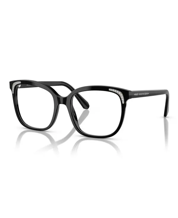 SWAROVSKI Eyeglasses With Embellished Detailing - Black