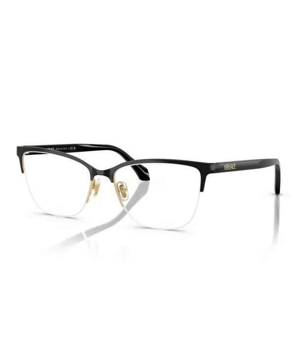 Versace Cat Eye Eyeglasses - Gold Black