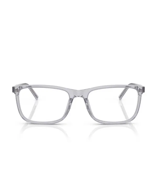 Dolce & Gabbana Transparent Grey Acetate Square Eyeglasses - Transparent Gray