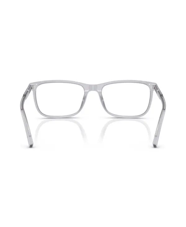 Dolce & Gabbana Transparent Grey Acetate Square Eyeglasses - Transparent Gray