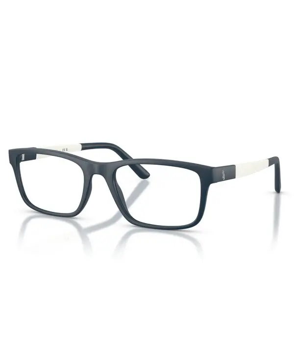 Polo Ralph Lauren Square Eyeglasses - Matte Navy Blue