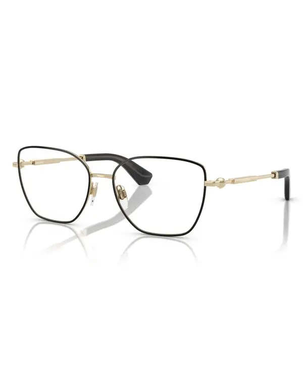Burberry Polarized Eyeglasses - Light Gold With Black Rim