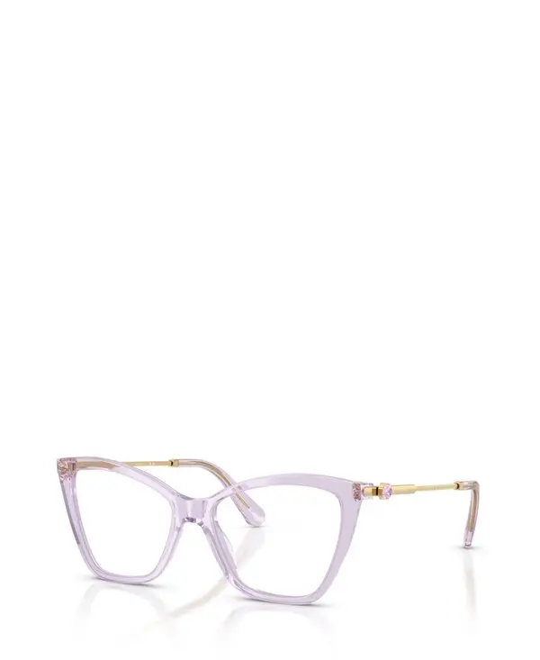 SWAROVSKI Cat Eye Eyeglasses - Transparent Lilac