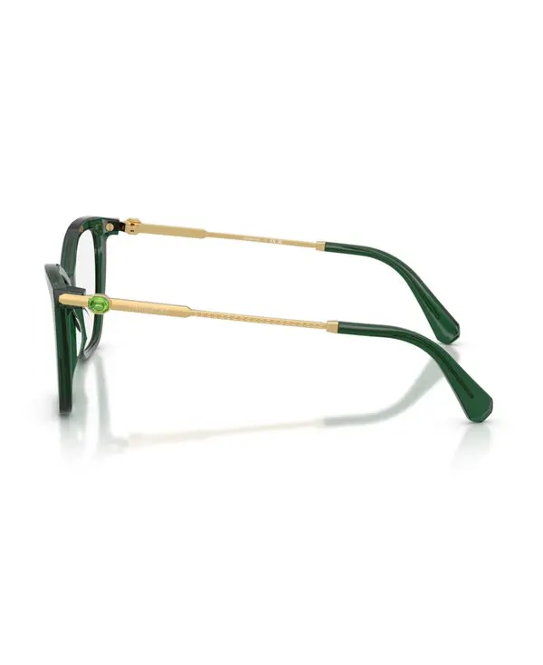 SWAROVSKI Cat Eye Eyeglasses - Transparent Green