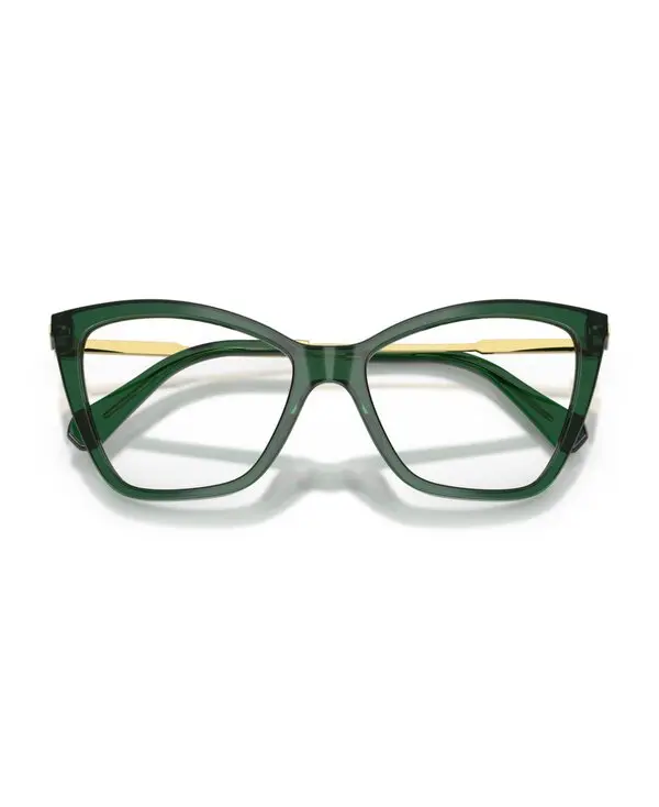 SWAROVSKI Cat Eye Eyeglasses - Transparent Green