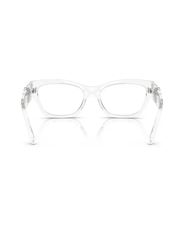 Versace Cat Eye Eyeglasses - Crystal