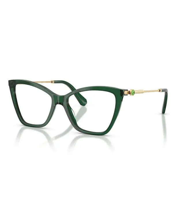 SWAROVSKI Cat Eye Eyeglasses - Transparent Green