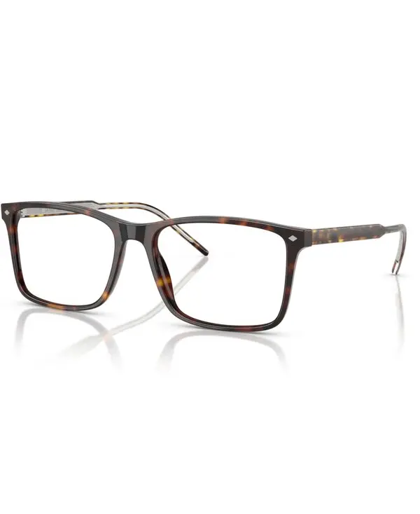 Giorgio Armani Rectangle Eyeglasses - Havana