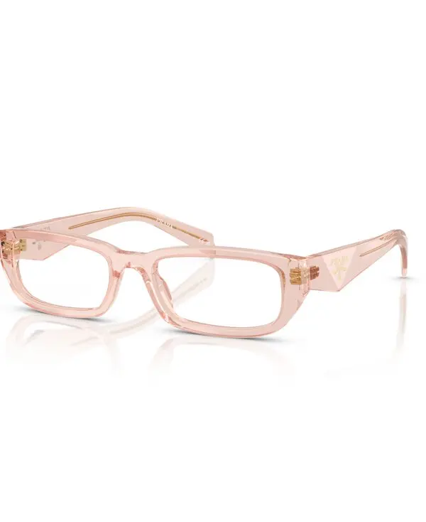 Prada Rectangle Eyeglasses - Transparent Peach