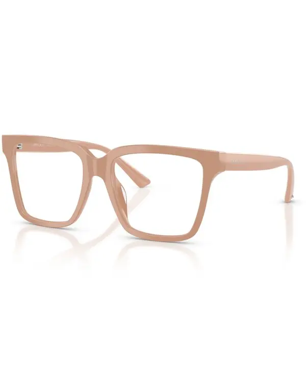 JIMMY CHOO Wide Acetate Square Frame Eyeglasses - Pink