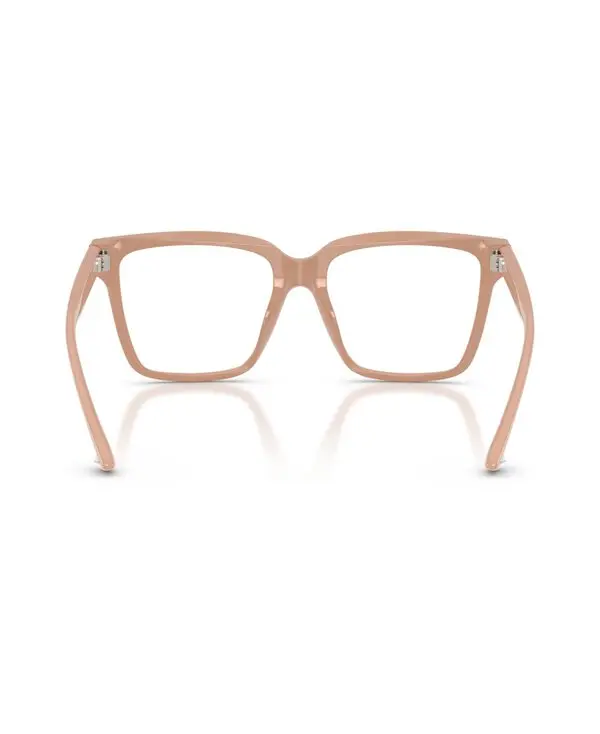 JIMMY CHOO Wide Acetate Square Frame Eyeglasses - Pink