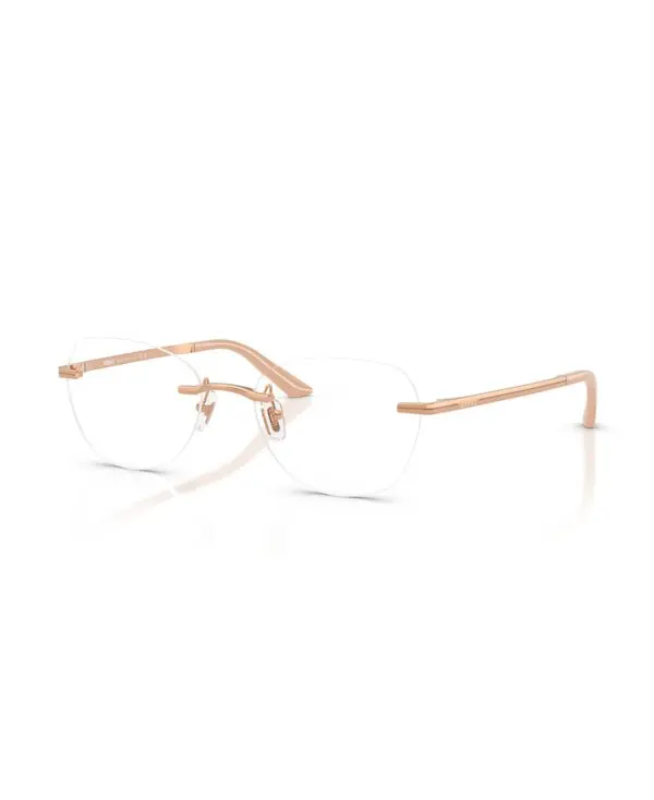Versace Rimless Eyeglasses - Rose Gold