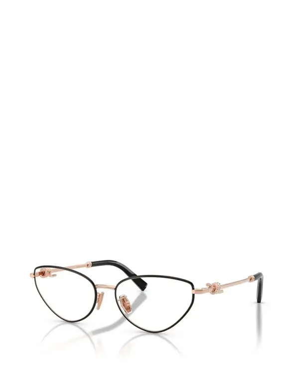 Tiffany & Co. Cat Eye Eyeglasses - Black On Rose Gold