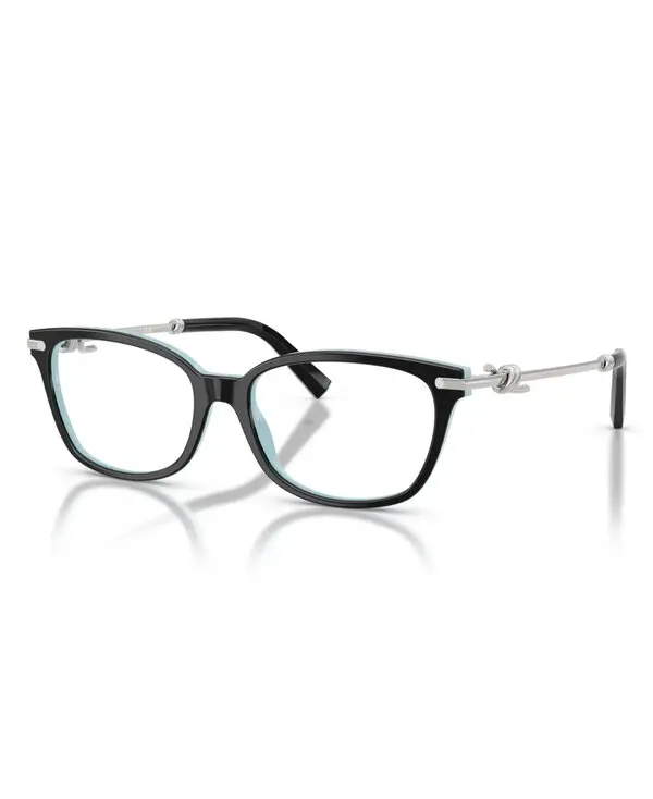Tiffany & Co. Square Eyeglasses - Black On Tiffany Blue