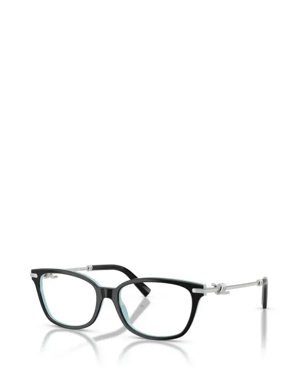 Tiffany & Co. Square Eyeglasses - Black On Tiffany Blue
