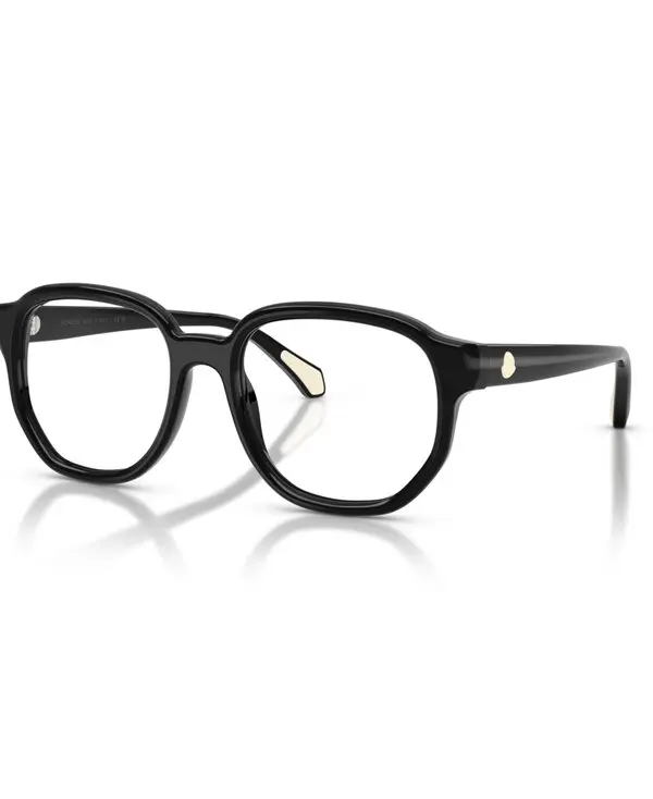 Moncler Pillow Eyeglasses - Shiny Black