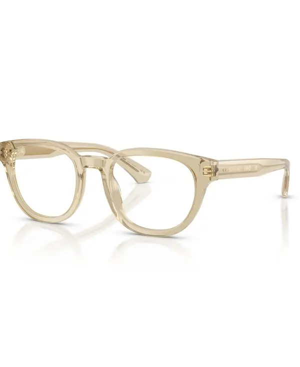 Burberry Round Acetate Eyeglasses - Beige