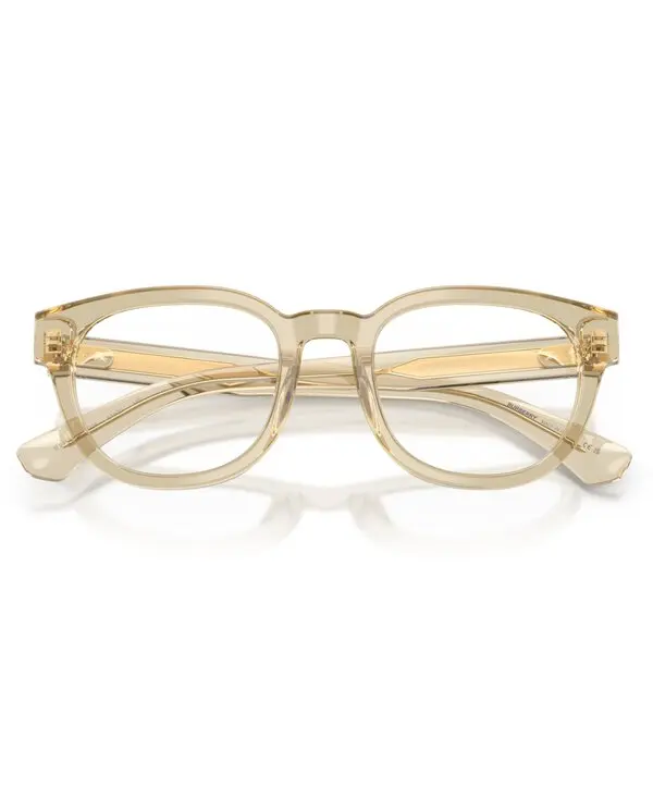 Burberry Round Acetate Eyeglasses - Beige