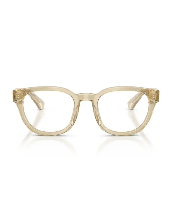 Burberry Round Acetate Eyeglasses - Beige
