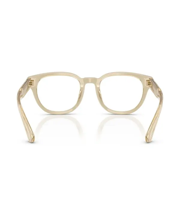 Burberry Round Acetate Eyeglasses - Beige