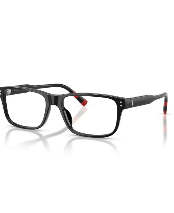 Polo Ralph Lauren Rectangle Eyeglasses - Shiny Black