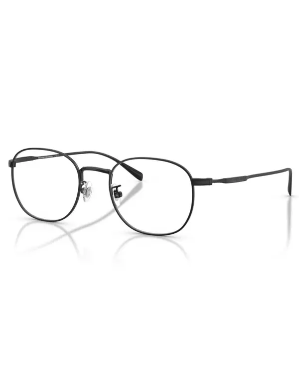 Brooks Brothers Round Eyeglasses - Black