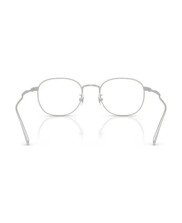 Brooks Brothers Bb1131td Round Titanium Eyeglasses - Silver