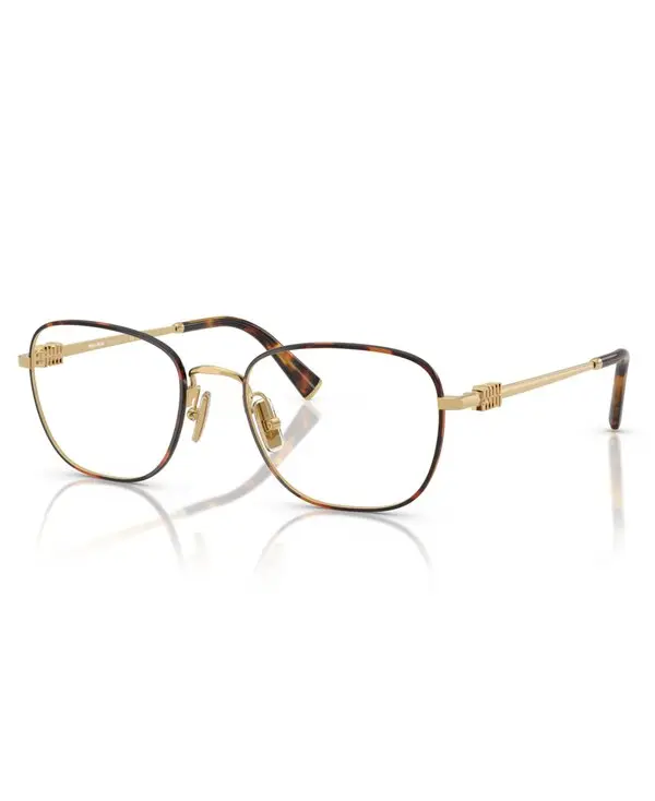 Miu Miu Square Eyeglasses - Havana Honey