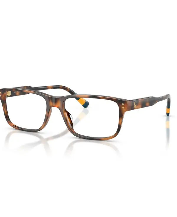 Polo Ralph Lauren Rectangle Eyeglasses - Shiny Havana