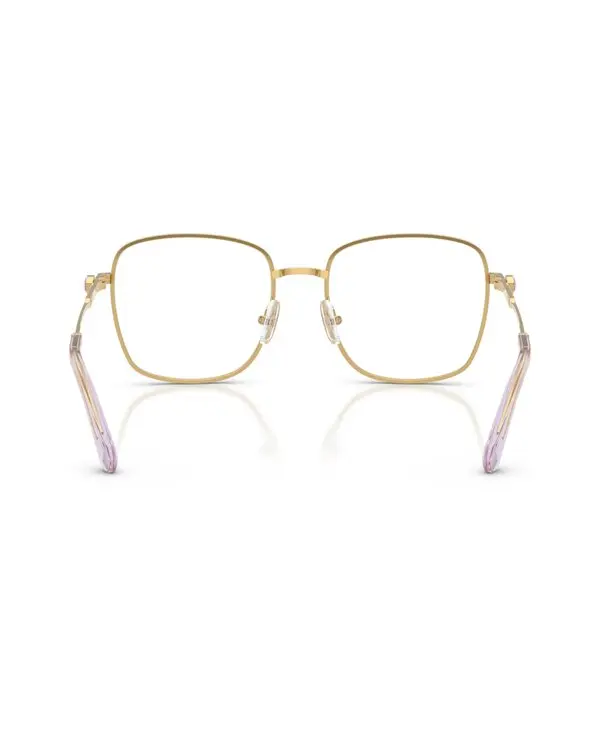 SWAROVSKI Square Full Rim Eyeglasses - Gold