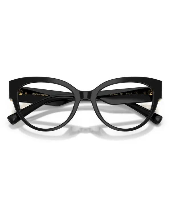 Dolce & Gabbana Cat Eye Eyeglasses - Black