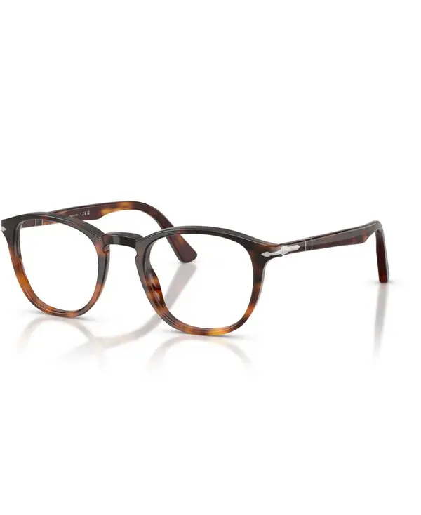 Persol Round Eyeglasses - Havana Brown