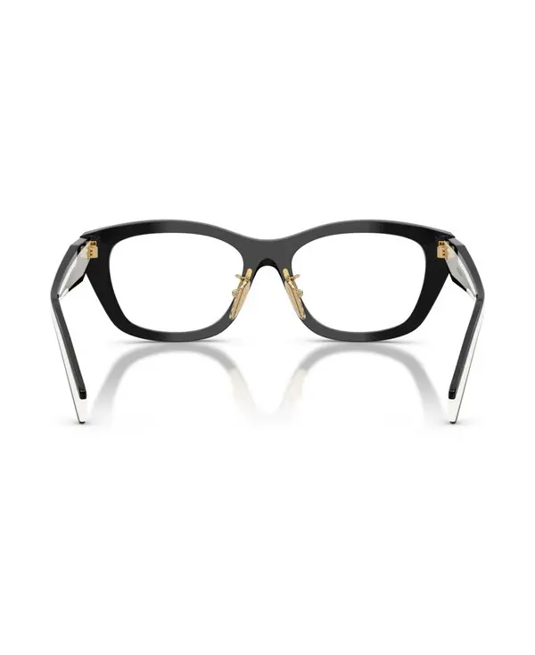 Prada Irregular Eyeglasses - Black