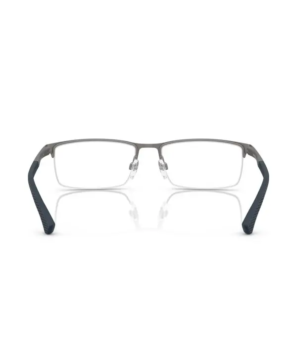 Emporio Armani Rectangle Eyeglasses - Matte Gunmetal